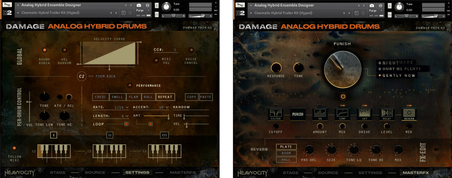 Heavyocity-Analog-Hybrid-Drums-Settings-Master-FX-Tabs - EPICOMPOSER